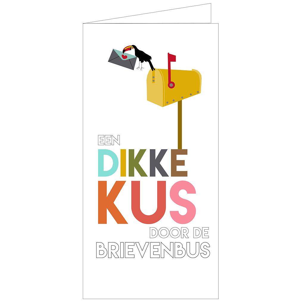 Een Dikke Kus Door De Brievenbus Mailboxcards